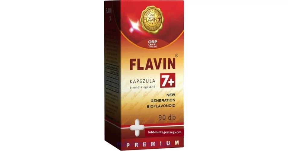 FLAVIN 7+ PREMIUM KAPSZULA 90DB - Bio, paleo, glutén-, laktóz ...