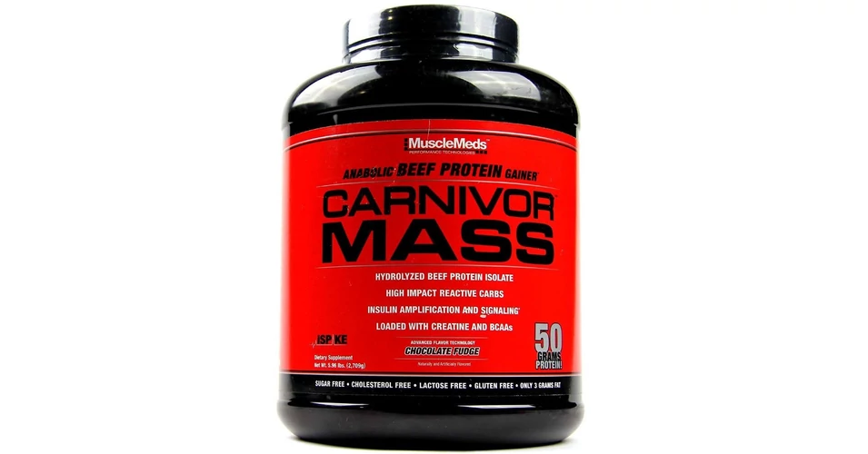 MUSCLEMEDS CARNIVOR MASS 2534 G CHOCOLATE FUDGE - Bio, paleo, glutén ...